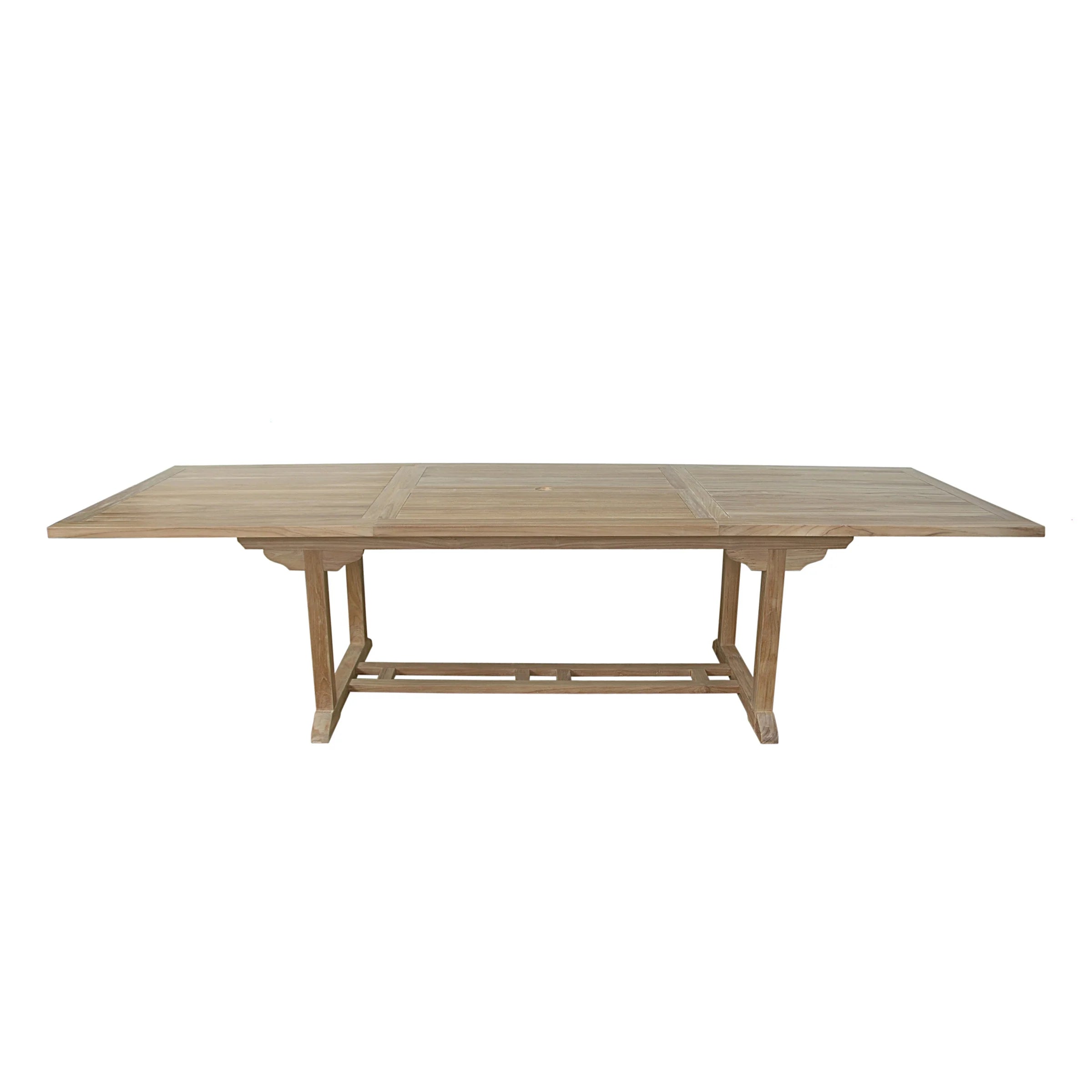 Cruz 10 Ft Teak Extension Patio Dining Table – Pacific Patio Furniture