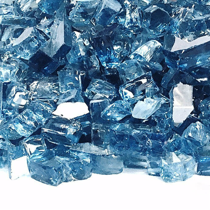 Blue Lagoon Reflective Fire Glass – Pacific Patio Furniture